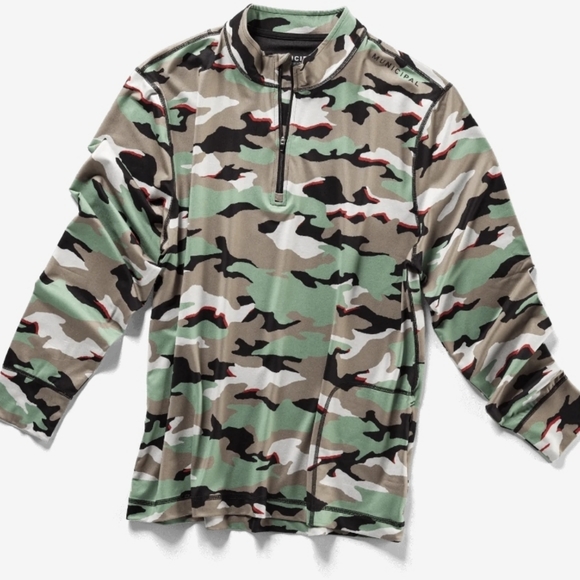 municipal | Shirts | Municipal Rec Zip Mock Camo | Poshmark